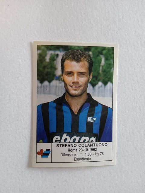 Figurina Calciatori Edis 1985 86 Pisa Colantuono N 142 Nuova Con Velina