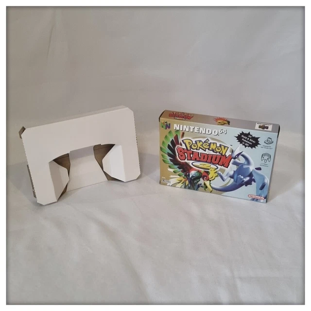 NINTENDO N64 POKEMON Stadium 2 64 PAL Handmade Empty Replacement Box ...