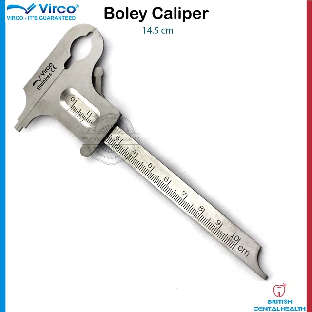 BOLEY DENTAL SLIDING Gauge Vernier Caliper Ortho Instruments Lab ...