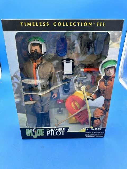 GI JOE SCRAMBLE Pilot 12" Action Figure Timeless Collection III 2000 ...