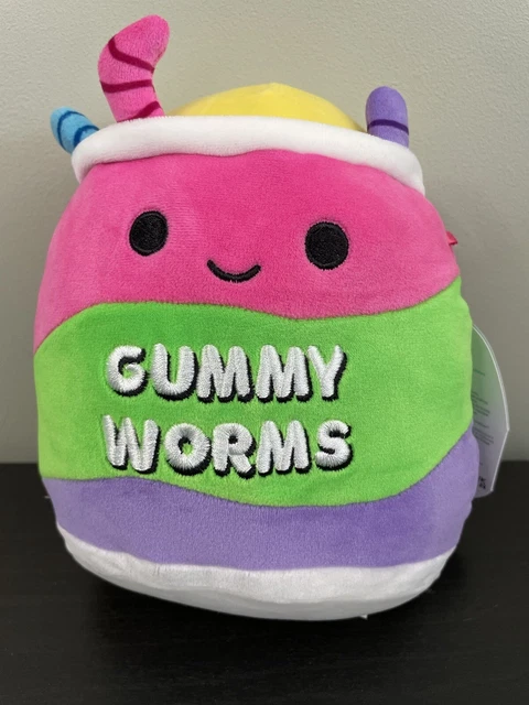 SQUISHMALLOWS 7.5” SILVER The Gummy Worms - USA exclusive - BNWT £9.99 - PicClick UK