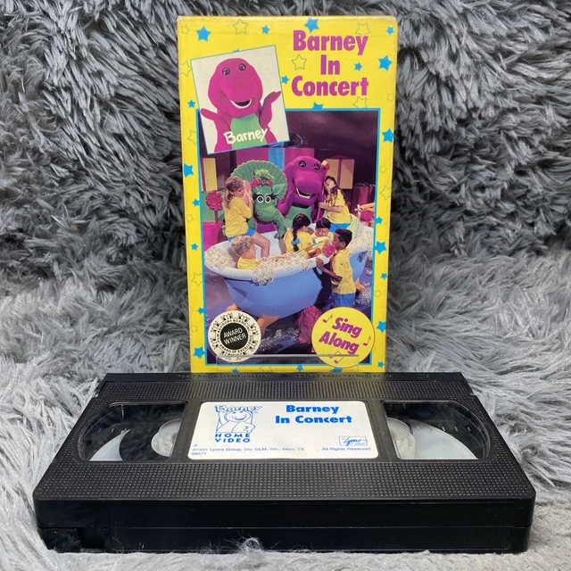 BARNEY & FRIENDS Barney In Concert VHS 1991 Tape Sing Along Kids ...