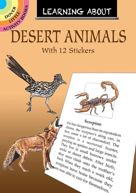 LEARNING ABOUT DESERT Animals: With 12 Stickers - SY BARLOWE Book $9.99 ...