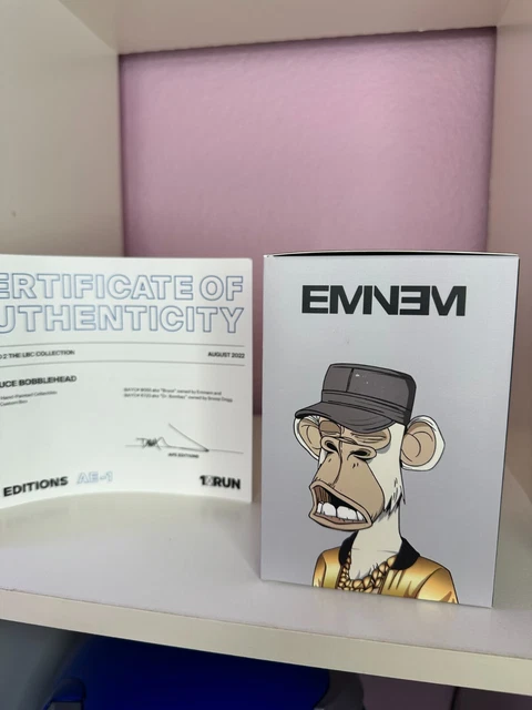 EMINEM X BORED Ape Yacht Club Bruce Bobble Head LIMITED EDITION SOLD ...
