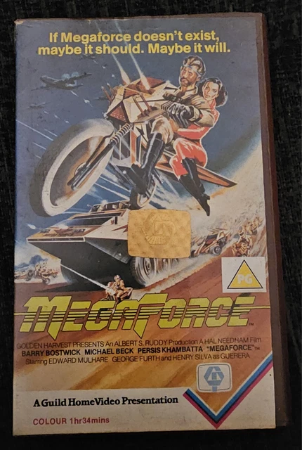 MEGAFORCE BIG BOX EX RENTAL VHS VIDEO EXTREMELY RARE 1982 sci fi £15.00 ...