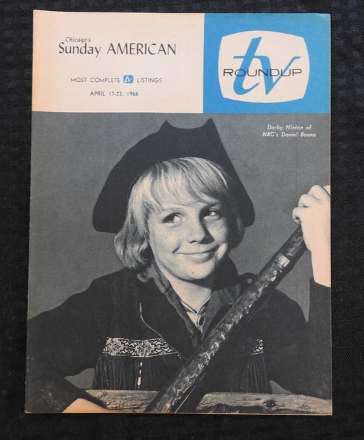 TV ROUNDUP RÉGIONAL Guide Avril 1966 Darby Hinton Israel " Nbc's Daniel ...