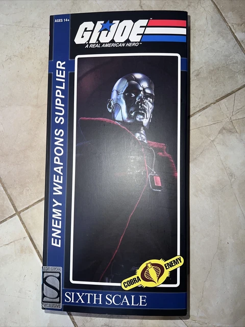 NUOVO SIDESHOW COLLECTIBLES ESCLUSIVO Destro GI JOE Cobra 1/6 Figura 12 ...