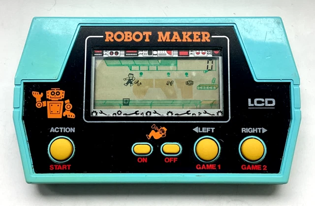 VINTAGE 1982 RARE TAKATOKU GAME - ROBOT MAKER - LCD Game (Good ...