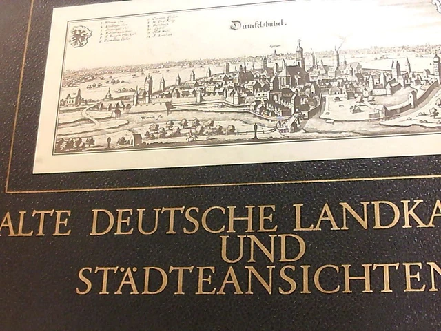 ALTE DEUTSCHE LANDKARTEN und Städteansichten .1959 in Box - Limitierte ...