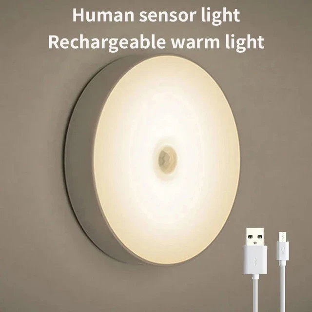 5PCS LED SMART Human Body Sensor Night Lights Emergency Automatic ...