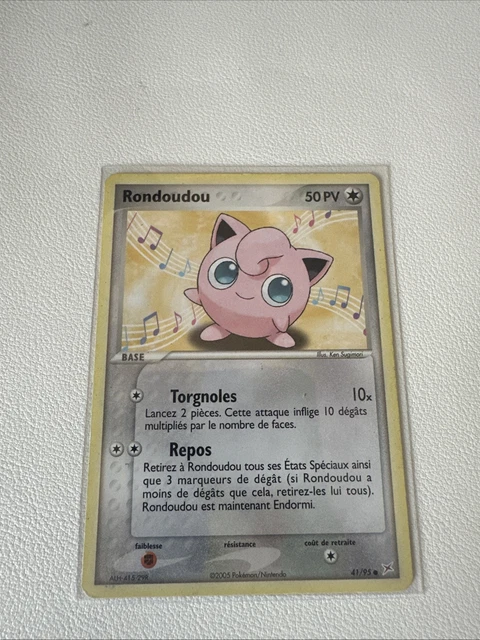 CARTE POKÉMON RONDOUDOU 41/95 Team Magma VS Team Aqua Français EUR 1,00 ...