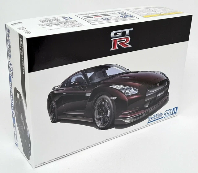 AOSHIMA 1/24 - Nissan Skyline R35 GT-R Spec V 2009 Build Yourself Model Car Kit £44.99 - PicClick UK