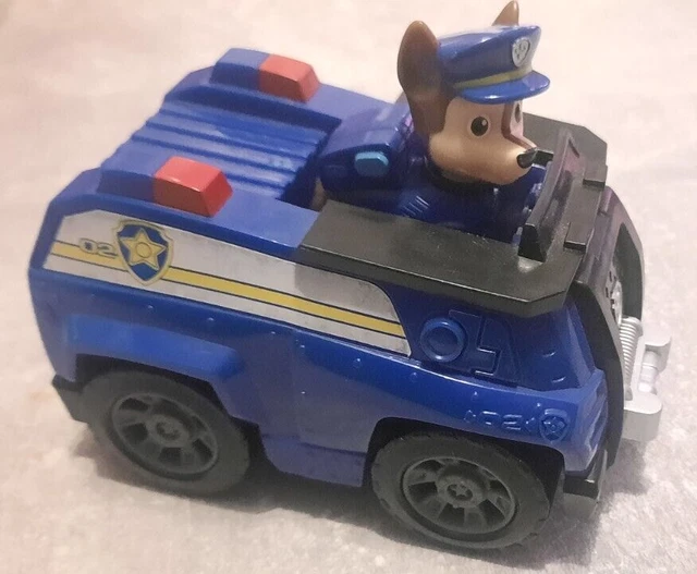 PAW PATROL CHASE Police Cruiser Basic Vehicle Car and Figure Dog Pup ...