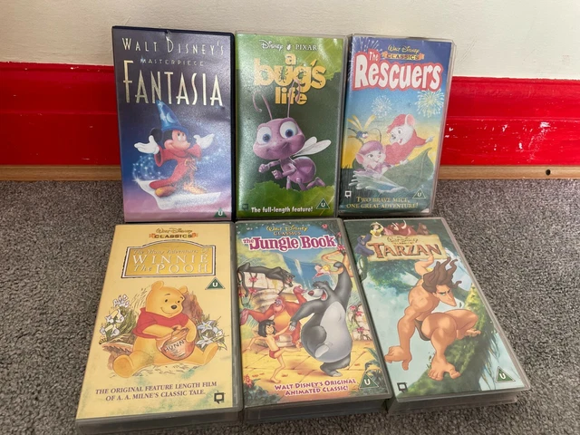 DISNEY VHS VIDEOS Classics Cassette Tape Bundle Job Lot Kids Children ...