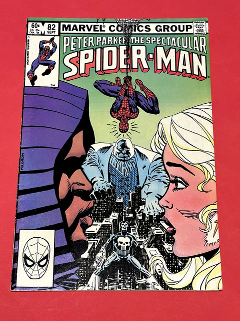 THE SPECTACULAR SPIDER-MAN #82 (1983) Cloak & Dagger, Punisher, Kingpin ...