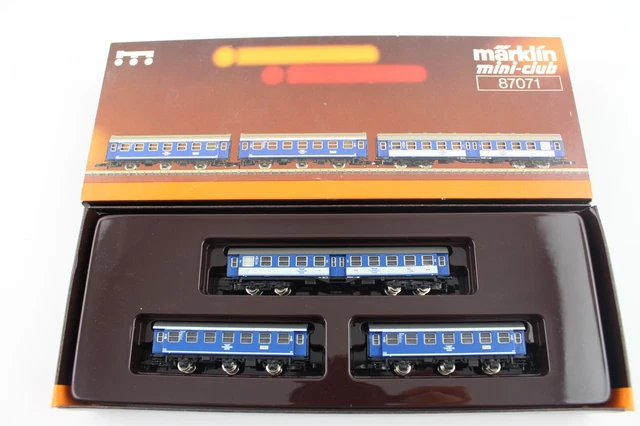 87071 VOITURE DE Tourisme Ensemble " Tegernsee Train " Märklin Voie Z ...