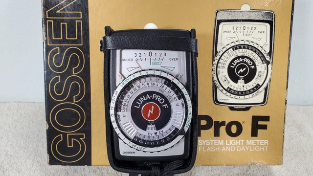 MEDIDOR DE LUZ Flash Ambiental Sistema Modular Gossen Luna-Pro F con ...