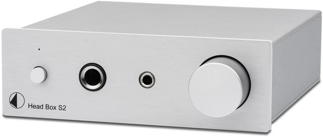 PROJECT HEAD BOX S2 - Headphone Amplifier - Silver - Pro-Ject £107.79 ...