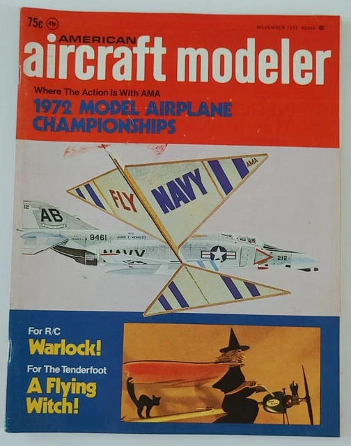 AMERICAN AIRCRAFT MODELER Magazine November 1972 £13.18 - PicClick UK