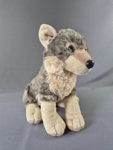 WILD REPUBLIC REALISTIC Wolf Plush Stuffed Animal Toy 2017 12" £12.99 ...