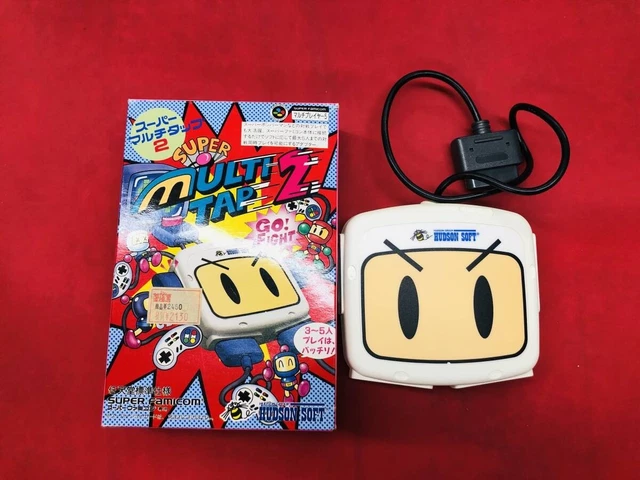 NINTENDO SUPER FAMICOM Bomberman Super Multi Tap 2 HC-700 Hudson tested ...