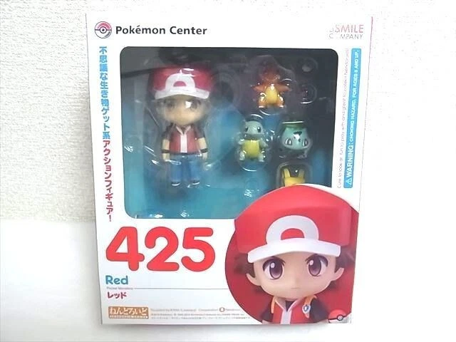 POKEMON CENTER ORIGINAL Nendoroid Red 425 Goodsmile Pokemon Figure from ...