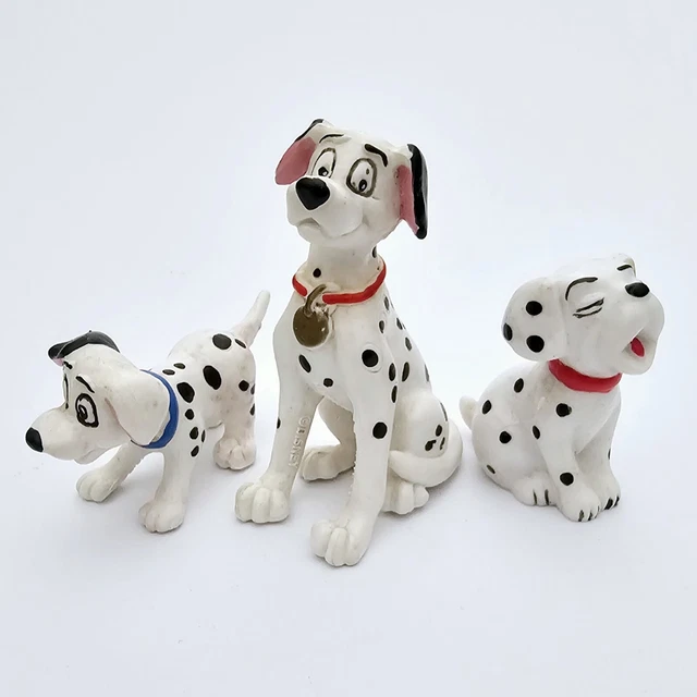 ©1996 EURO DISNEY Bullyland 101 Dalmatians Figures Pongo Lucky Rolly ...