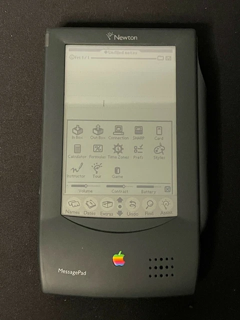 VINTAGE NEWTON MESSAGEPAD 100 (1st generation-1993)- model H1000 with ...