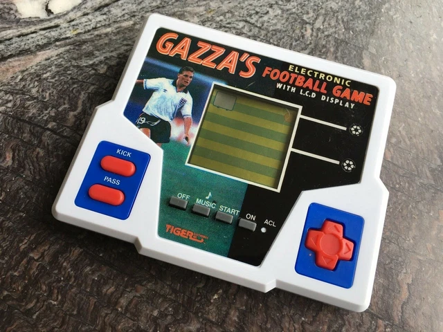 RARE GAZZA FOOTBALL Tiger Electronics Game £95.00 - PicClick UK