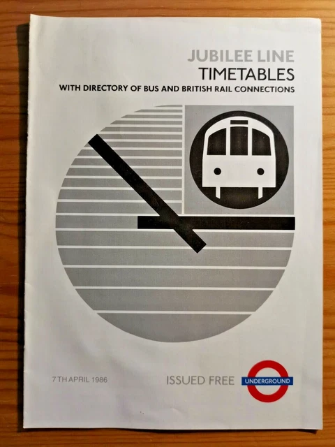 LONDON UNDERGROUND JUBILEE Line Working Timetable No. 11 2011 – 91 ...