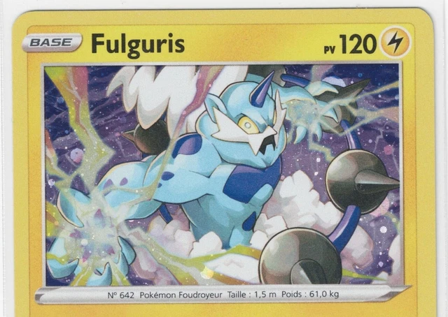 CARTE POKÉMON FULGURIS 052/198 Holo Règne de Glace EB06 Commun EUR 4,00 ...