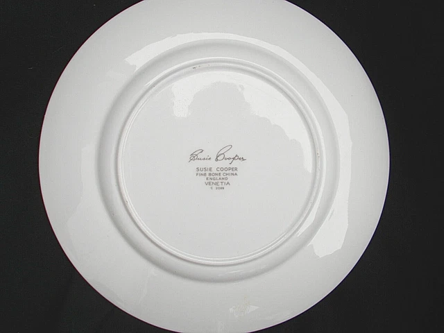 SUSIE COOPER VENETIA Dessert Plate. Diameter 8 3/8 inches $21.35 ...