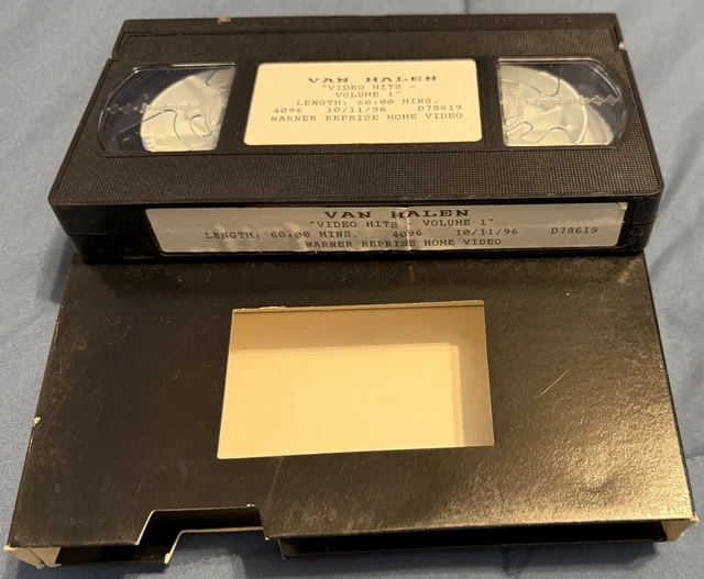 VAN HALEN-VIDEO HITS Volume 1/Warner Bros Vhs Promo Screener Music ...