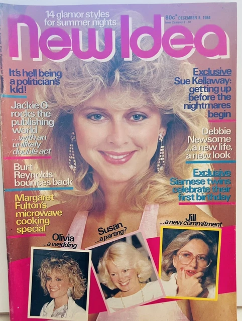 NEW IDEA MAGAZINE Australian 1984 March Olivia Newton John a Wedding ...