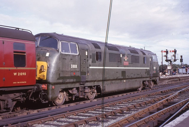 ORIGINAL SLIDE BR DH Type 4 WARSHIP Diesel D808 'CENTAUR' Shrewsbury ...
