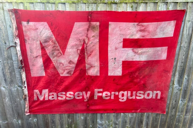 MASSEY FERGUSON TRACTOR Flag Original Rare £152.08 - PicClick UK