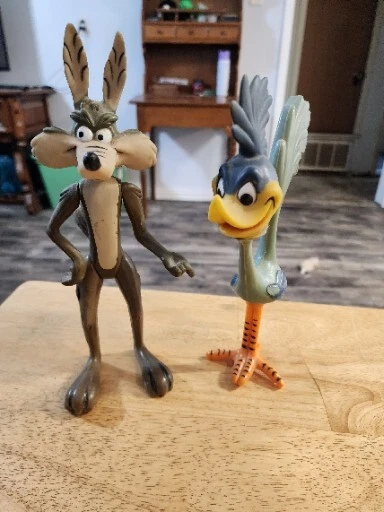 RARE 1968 WARNER Brothers Wiley Coyote Road Runner Dakin 9.5 Inch ...
