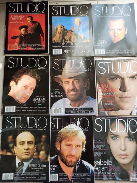 LOT DE 9 Magazines Studio 1987/1988 Et dossier De Classement EUR 2,98 ...