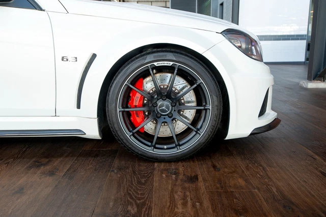 MERCEDES C63 BLACK series Genuine Original Staggered Widebody AMG Wheel ...