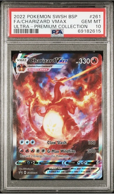 SWSH261 CHARIZARD VMAX | Pokémon Card | Ultra Premium UPC PSA 10 GEM MINT EUR 141,62 - PicClick DE