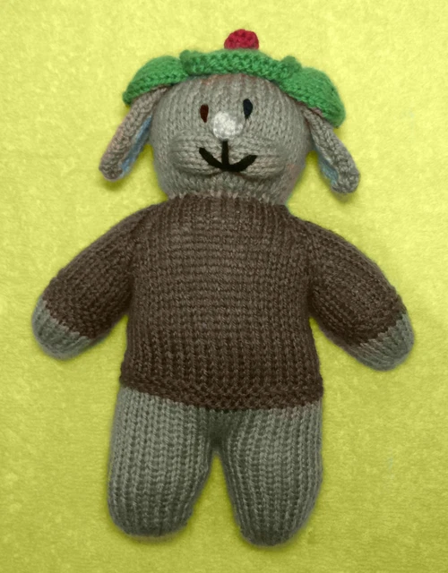 KNITTING PATTERN - Baby’s First Benjamin Bunny inspired 24cm Baby Soft ...