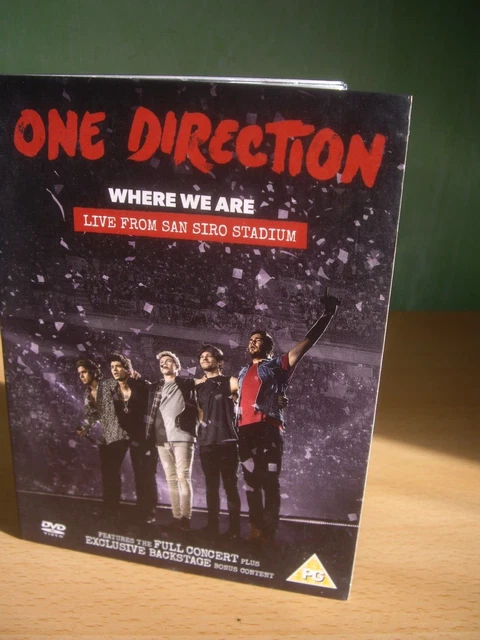 ONE DIRECTION - Where We Are - Live From San Siro Stadium (DVD, 2014 ...