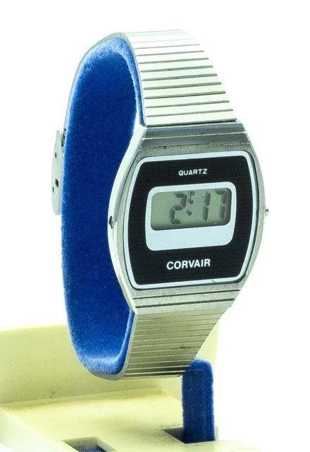 RARE VINTAGE CORVAIR Digital WATCH Late 1970's - Brand New Old Stock ...