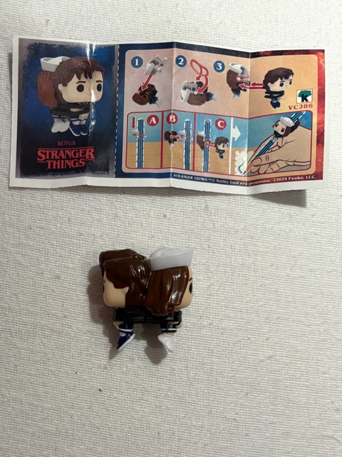 KINDER JOY STRANGER Things Funko Pop Sammelfigur Steve/Robin (Stiftdeko ...