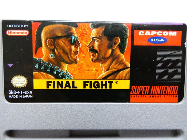 JEU SUPER NINTENDO : Final Fight - Snes USA EUR 29,00 - PicClick FR