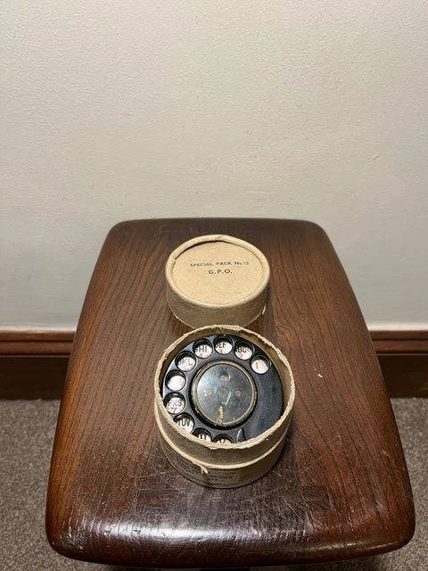 VINTAGE BOXED GPO Telephone No 10 Dial £29.99 - PicClick UK
