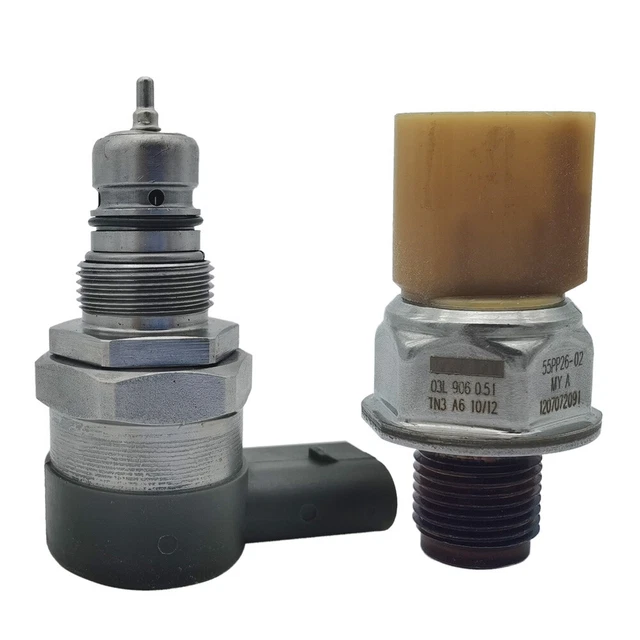 DRUCKREGELVENTIL+DRUCKSENSOR DRUCKVENTIL FÜR Audi VW Skoda 057130764H ...