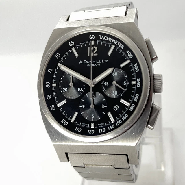 VINTAGE DUNHILL RPM Tachymeter Automatic Watch 8042 Chronograph drivers ...