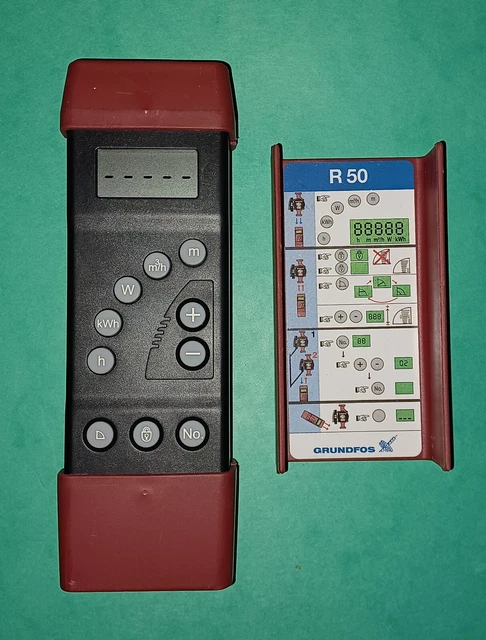 GRUNDFOS R50 FERNBEDIENUNG Controller Commander Diagnosegerät UPE Serie ...