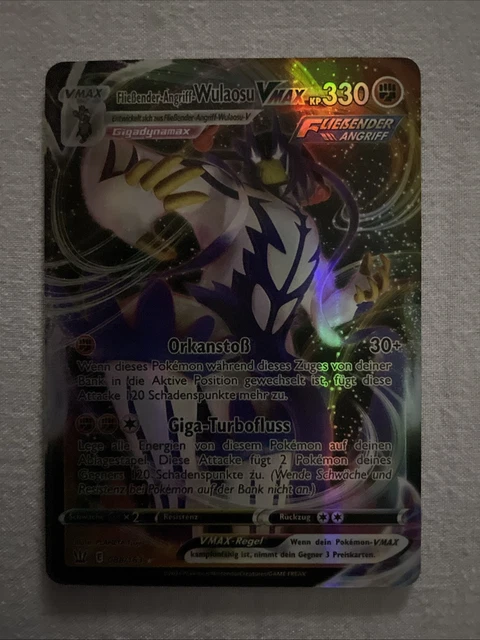 POKEMON! FLIESSENDER-ANGRIFF-WULAOSU VMAX 088/ 163/ Ultra Rare/ Rapid ...